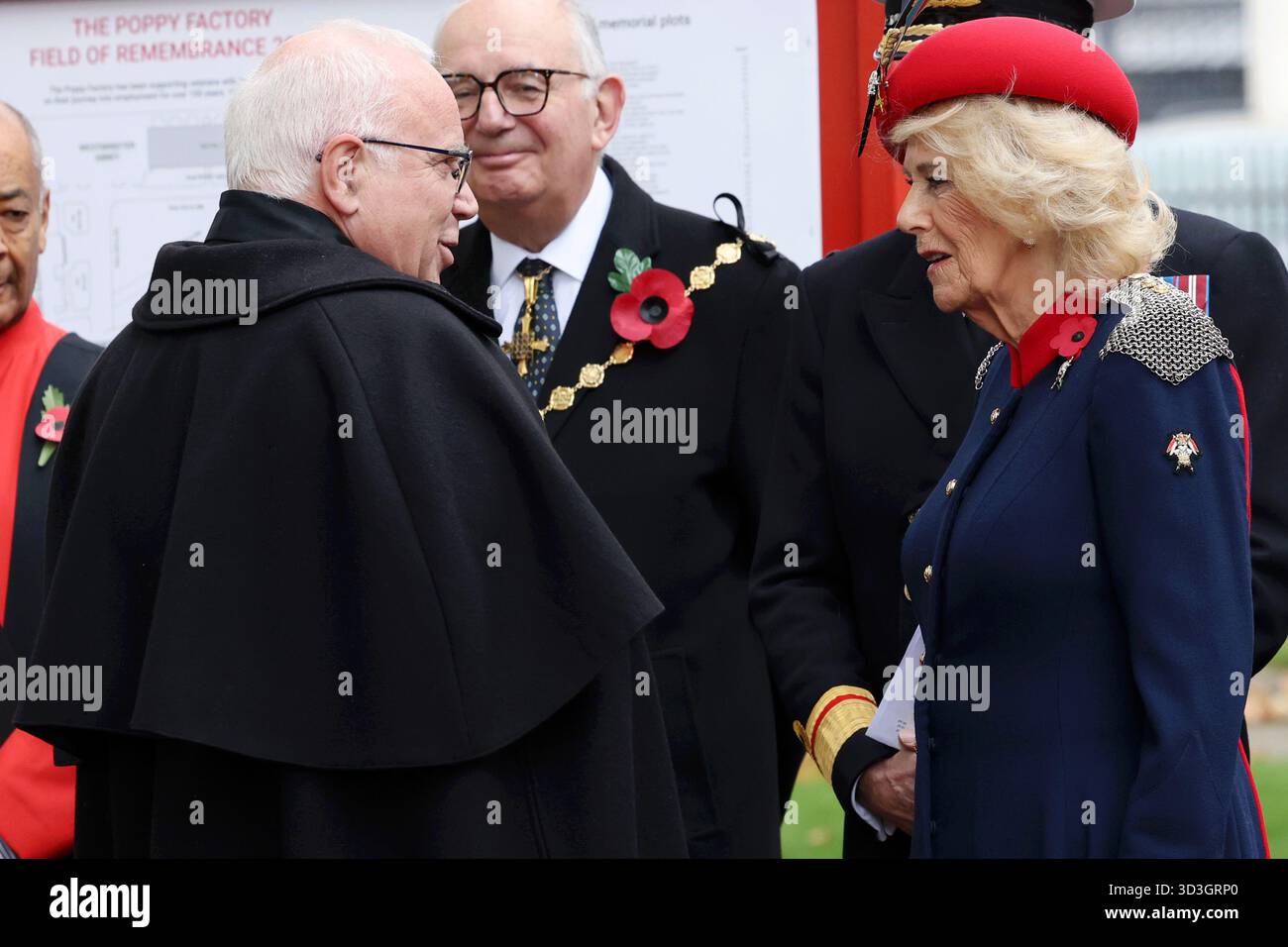 Dean of Westminster, the Very Reverend Dr David Hoyle greets Queen ...