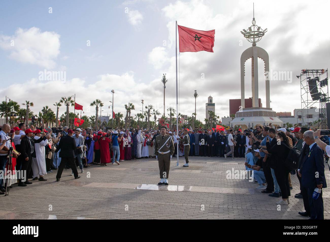 People take part in a parade commemorating the 50th anniversary of the ...