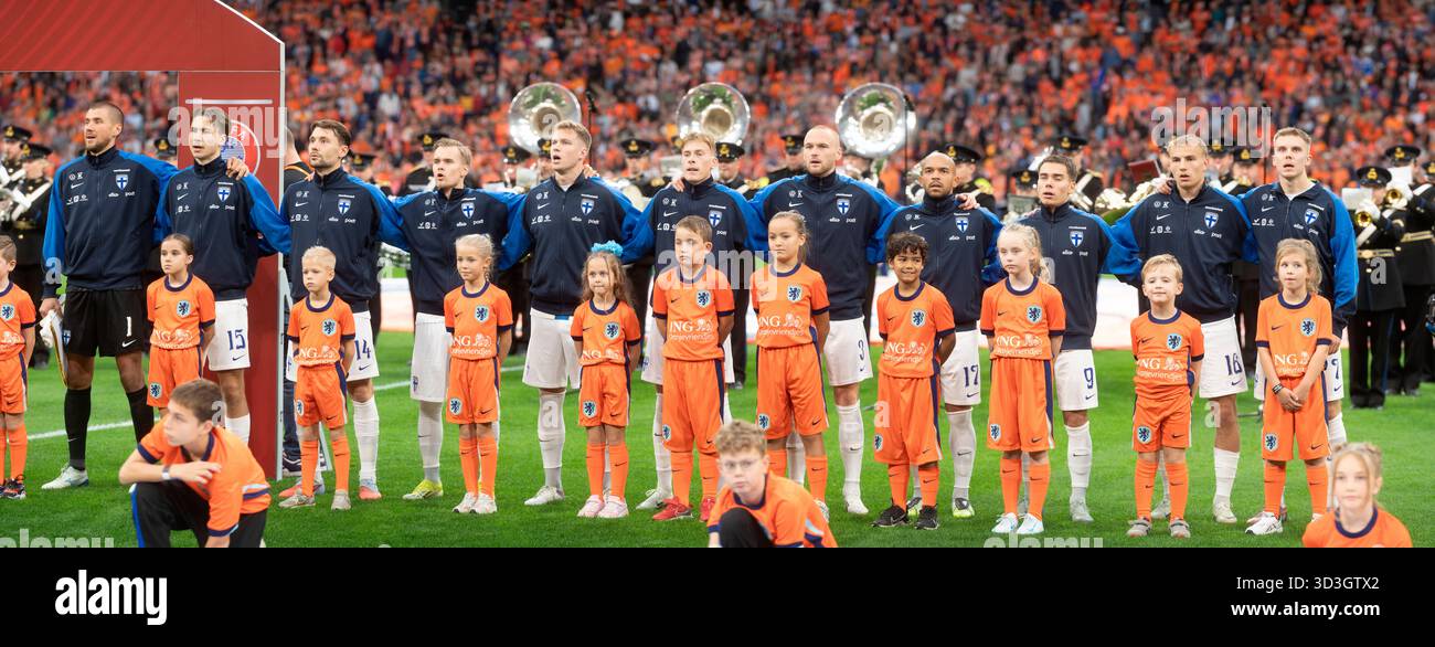 Amsterdam The Netherlands 12th October 2025 UEFA 2026 FIFA World Cup ...