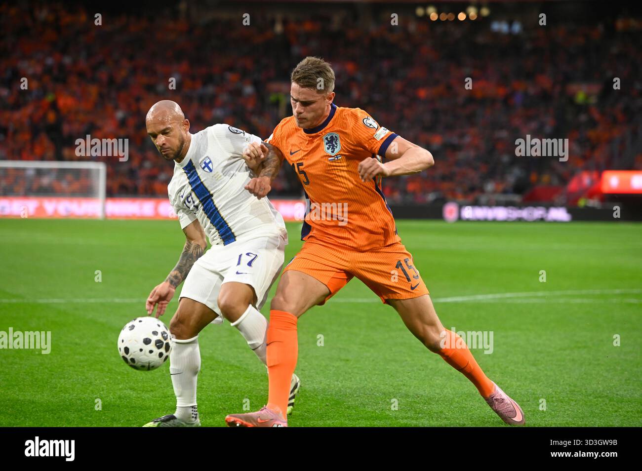 Amsterdam The Netherlands 12th October 2025 UEFA 2026 FIFA World Cup ...