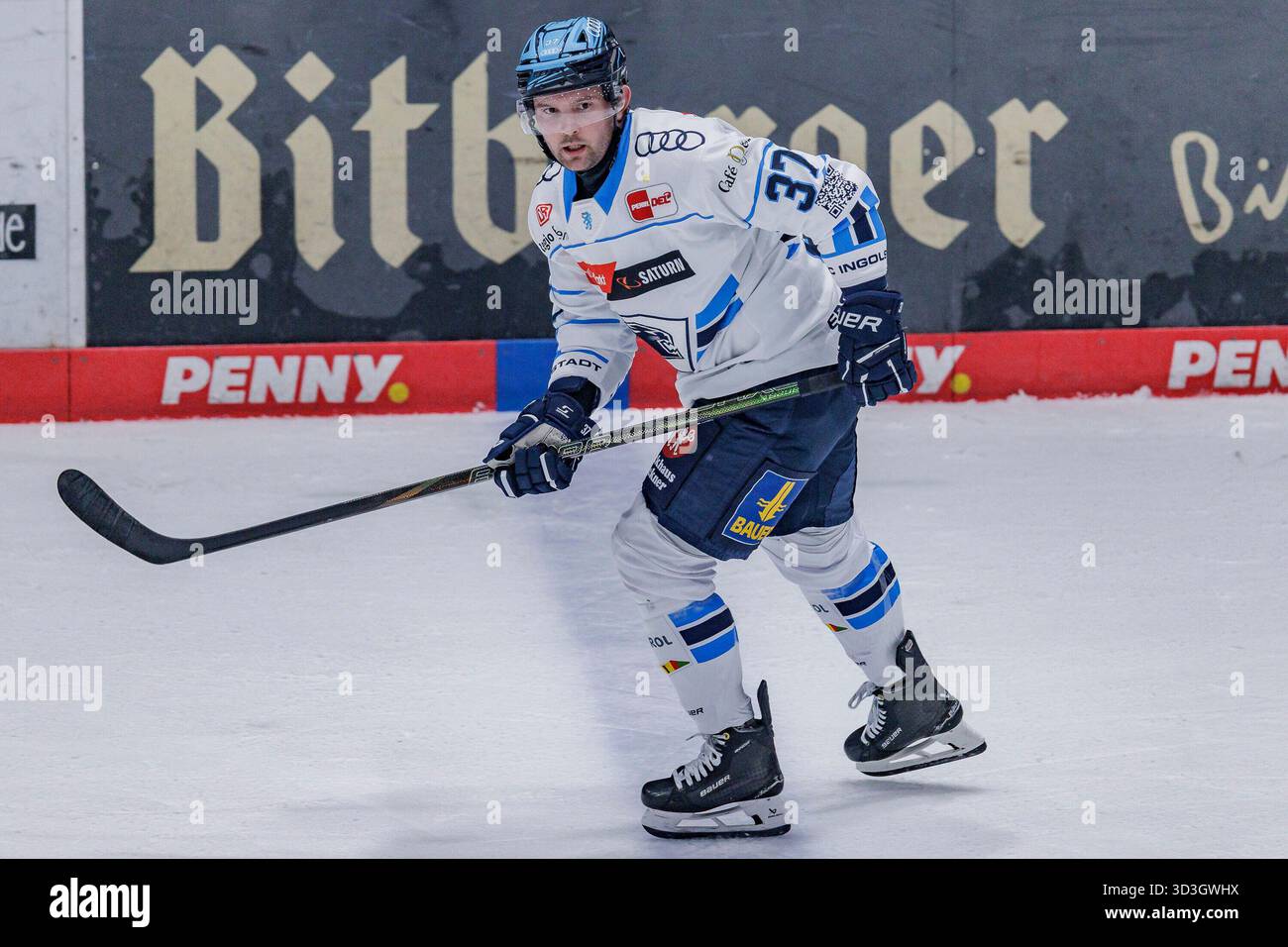 Riley Barber (ERC Ingolstadt #37), cutout, portrait / portrait, Löwen ...