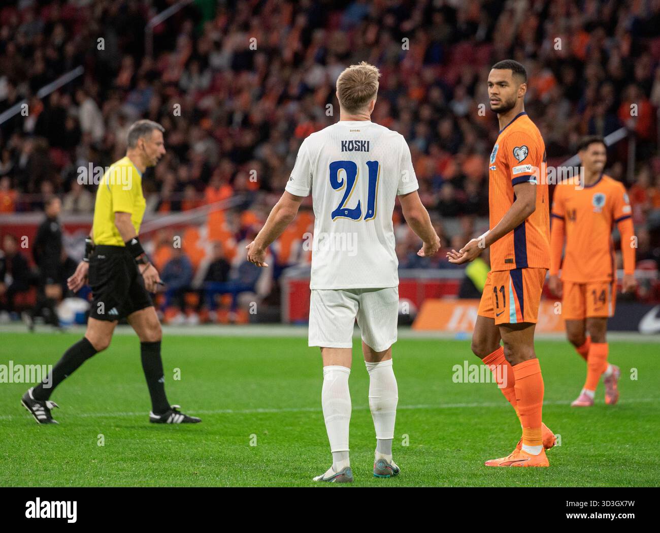 Amsterdam The Netherlands 12th October 2025 UEFA 2026 FIFA World Cup ...