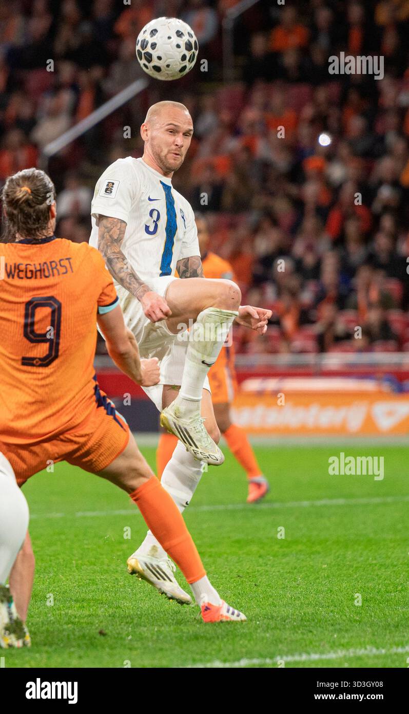 Amsterdam The Netherlands 12th October 2025 UEFA 2026 FIFA World Cup ...