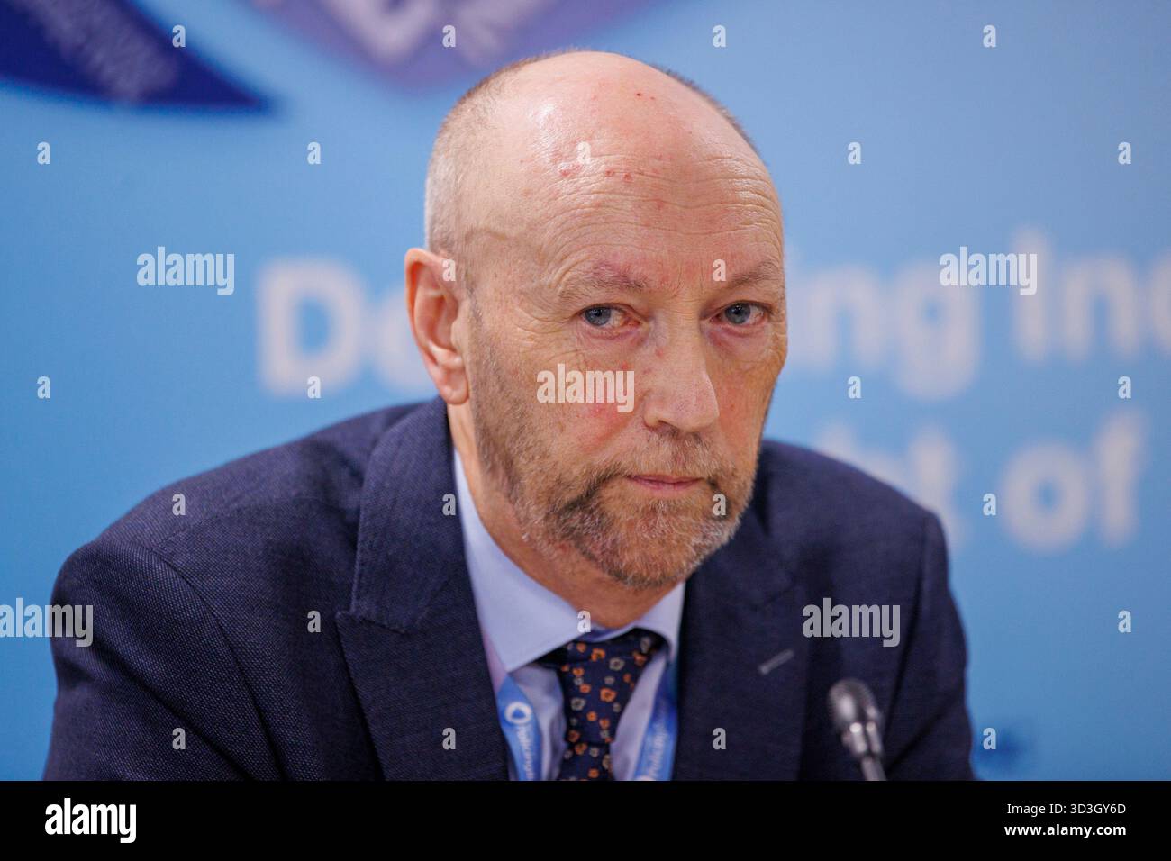 Northern Ireland Policing Board Vice Chair Brendan Mullan during a ...