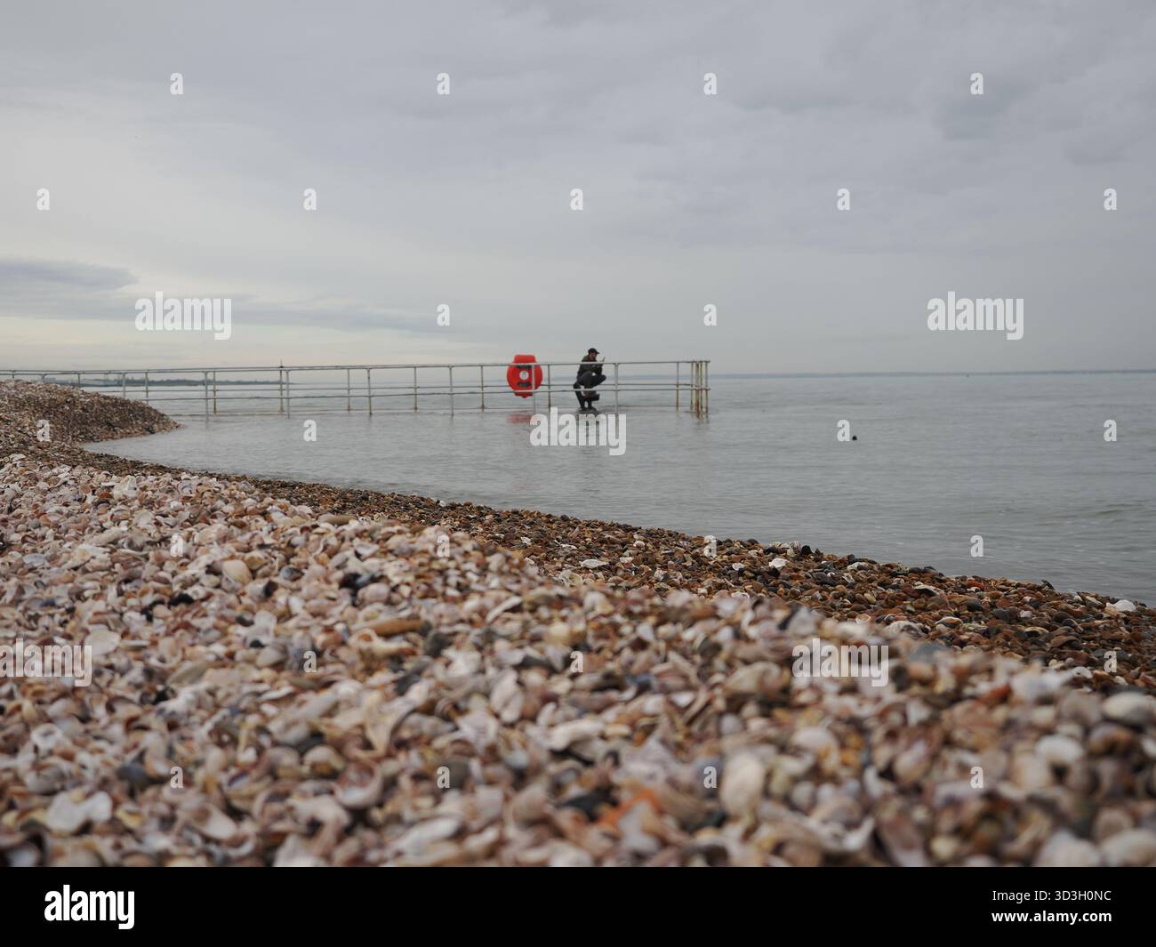 Sheerness, Kent, UK. 6th Nov, 2025. UK Weather: a surge high tide in ...