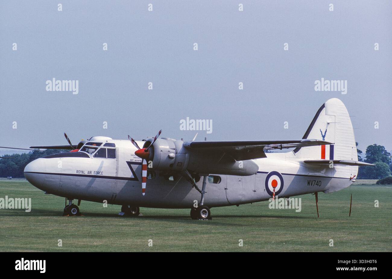 Vintage Percival Pembroke C-1 high-wing, twin engined light transport ...