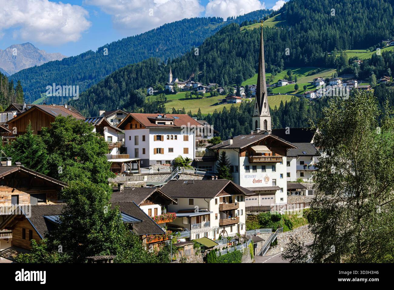 Moos in Passeier, Südtirol, Italien Malerische Ansicht von Moos in ...