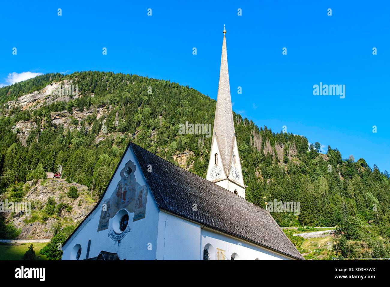 Pfarrkirche Moos in Passeier, Südtirol, Italien Pfarrkirche Maria ...