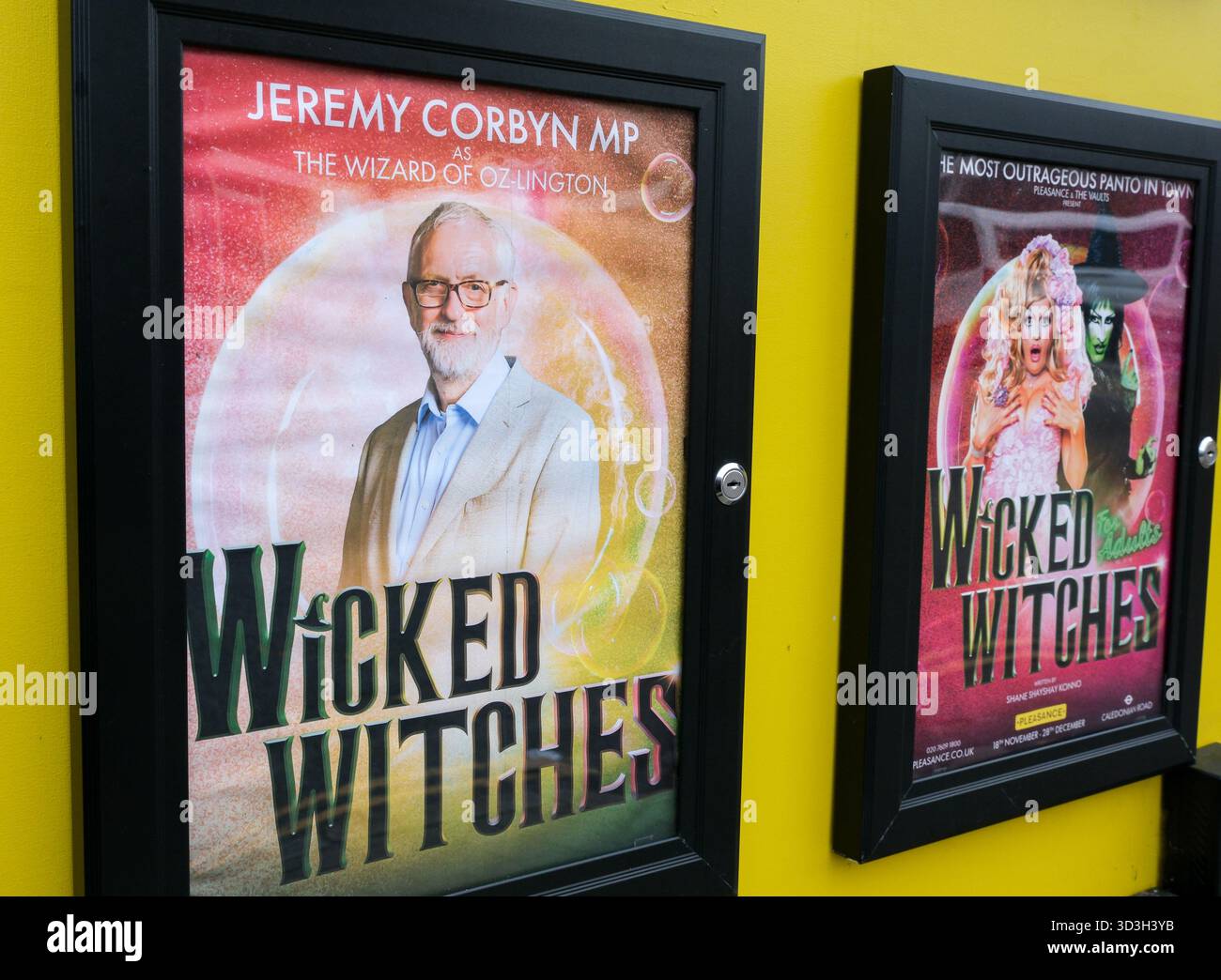 London, UK. 6th Nov 2025. Wicked Witches Christmas panto poster ...