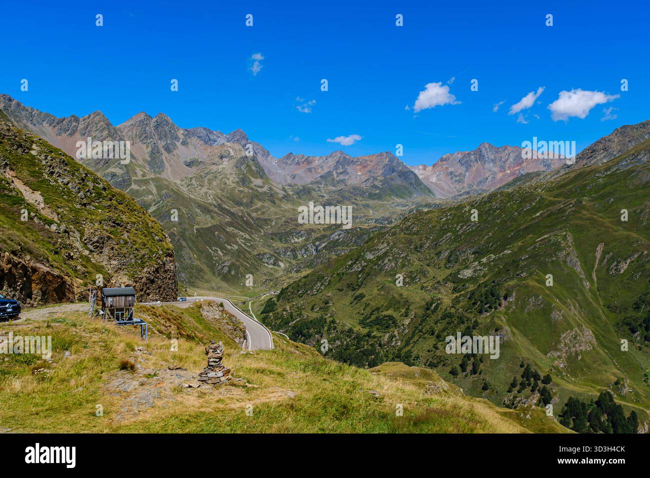 Passeiertal, Südtirol, Italien Malerisches Passeiertal und ...
