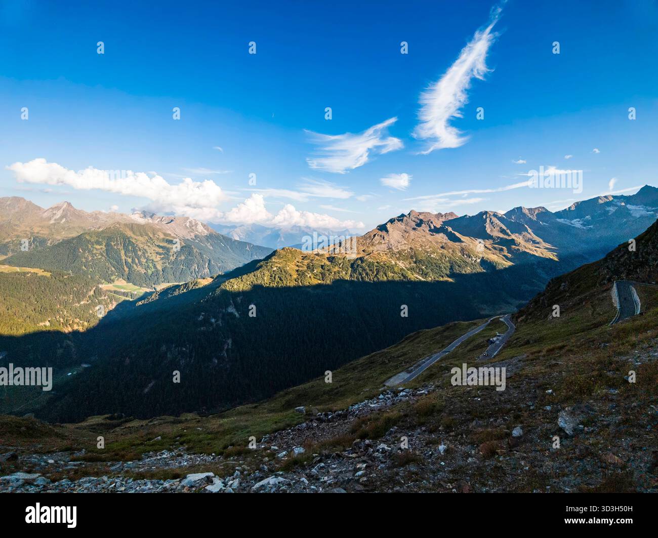 Gebirgslandschaft Passeiertal, Südtirol, Italien Malerische ...