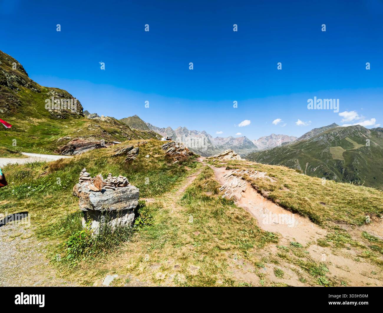 Passeiertal, Südtirol, Italien Malerisches Passeiertal und ...