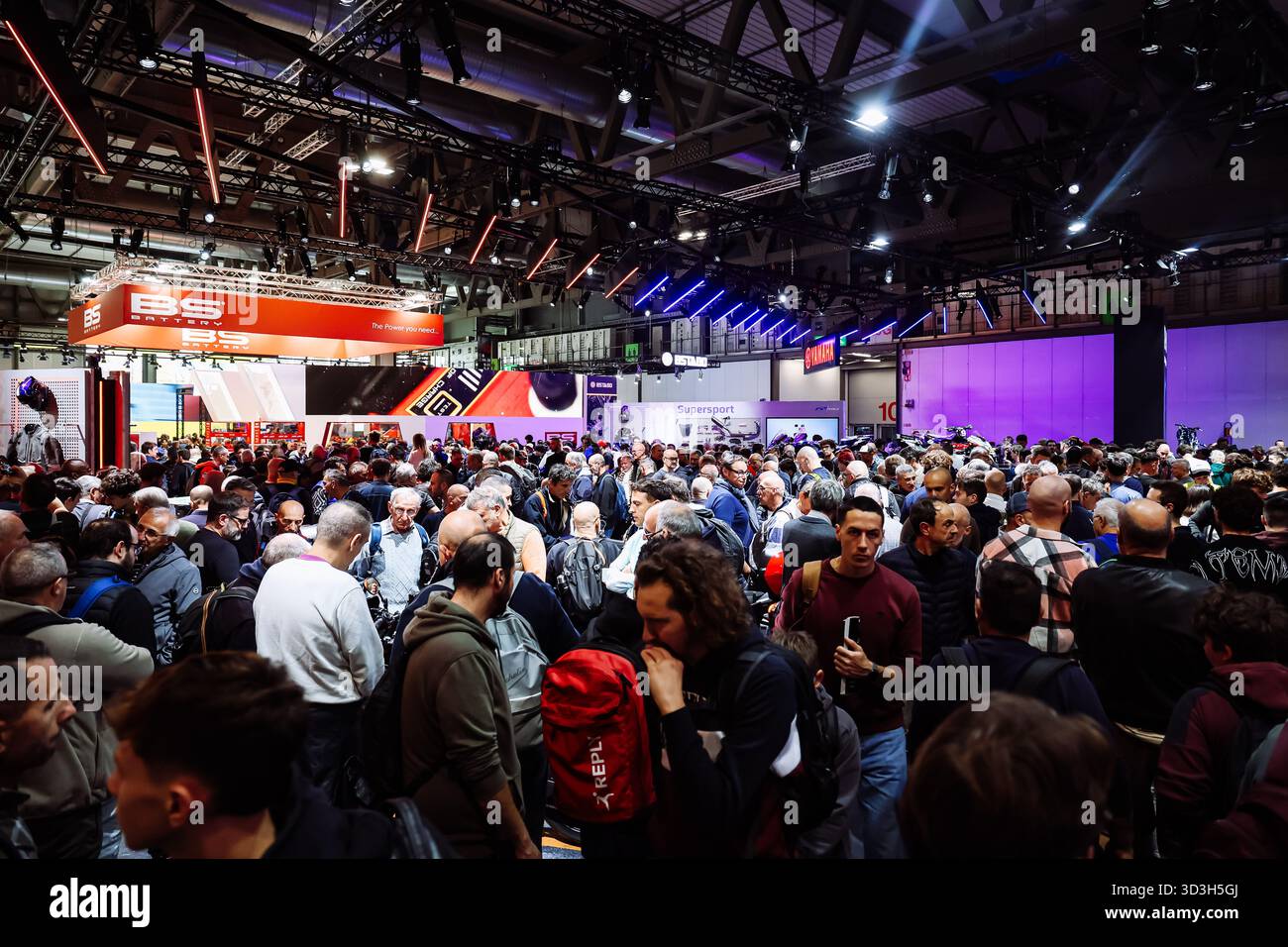 Milan, the first day of the 82nd EICMA International Two-Wheeler ...