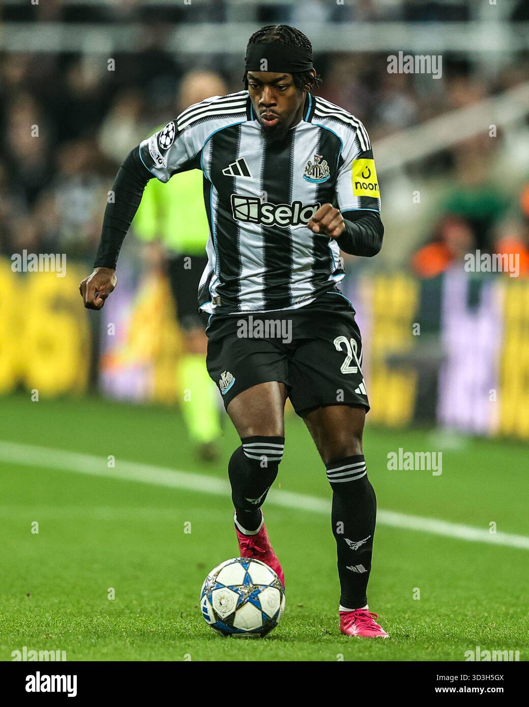 Anthony Elanga of Newcastle United during the UEFA Champions League ...