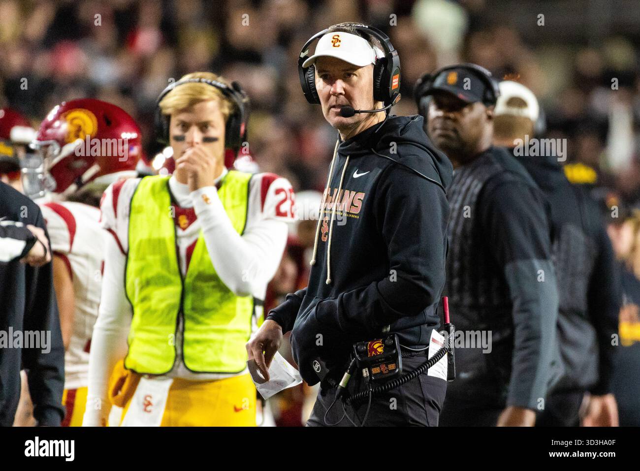 Southern California head coach Lincoln Riley during the first half of ...
