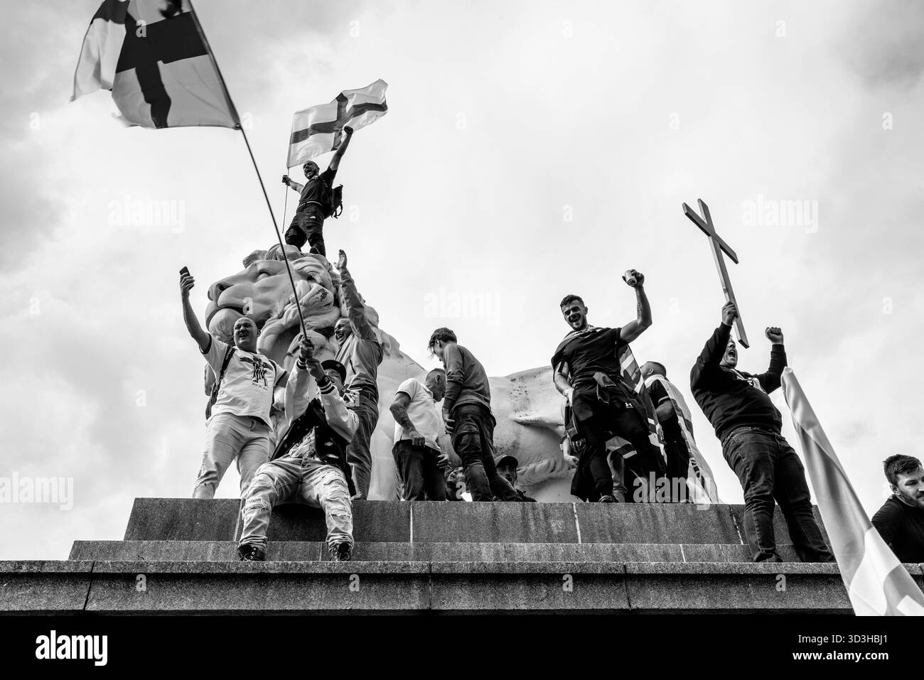 Pride flags wave Black and White Stock Photos & Images - Alamy