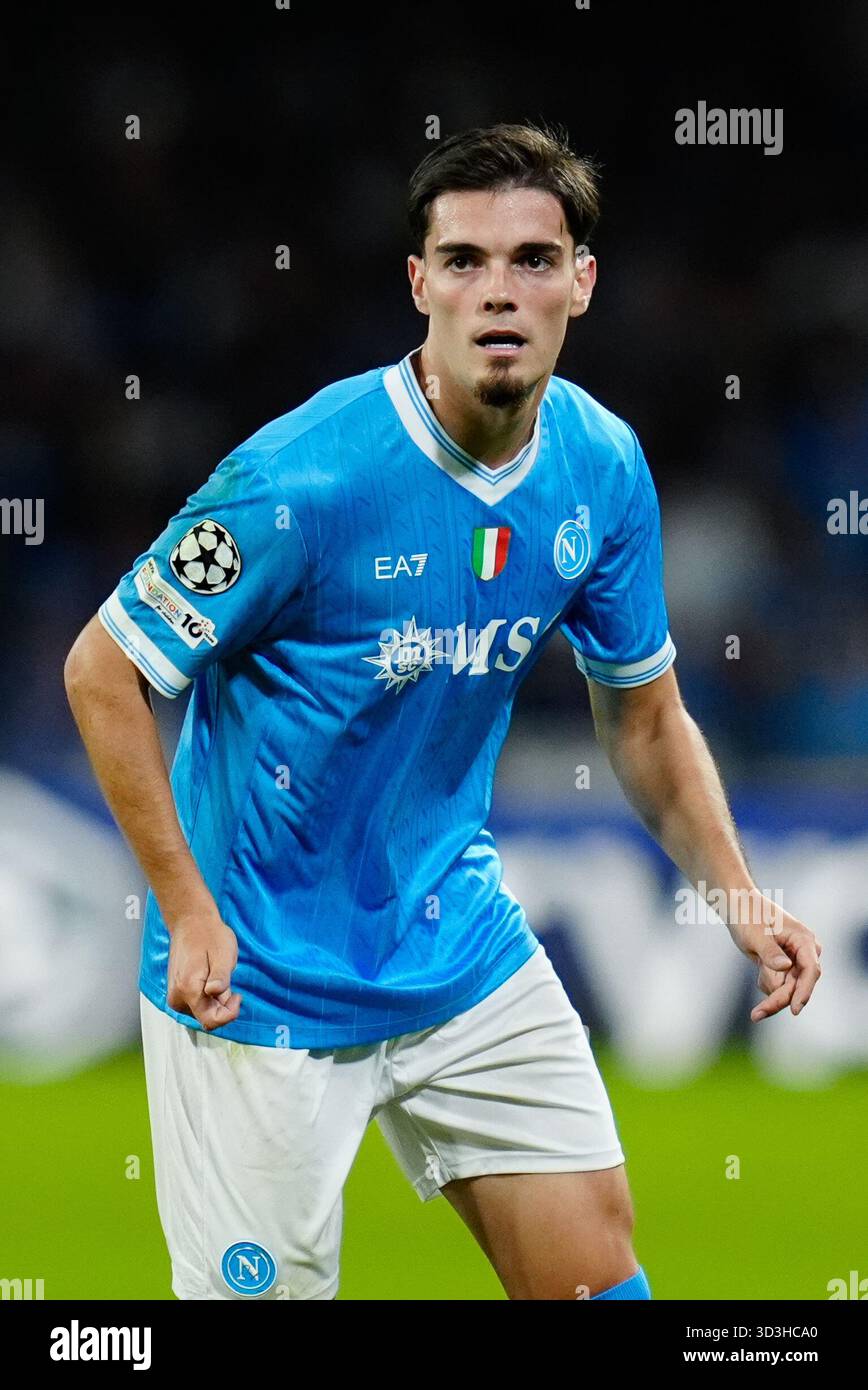 Miguel Gutierrez of SSC Napoli looks on during the UEFA Champions ...