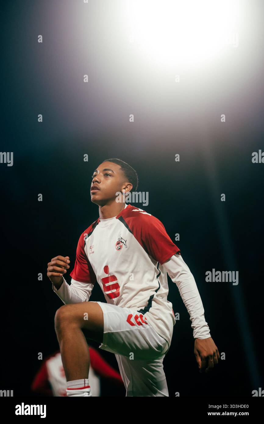 Cologne, Germany, November 5th 2025 Thierry Karadeniz (1. FC Köln U19 ...