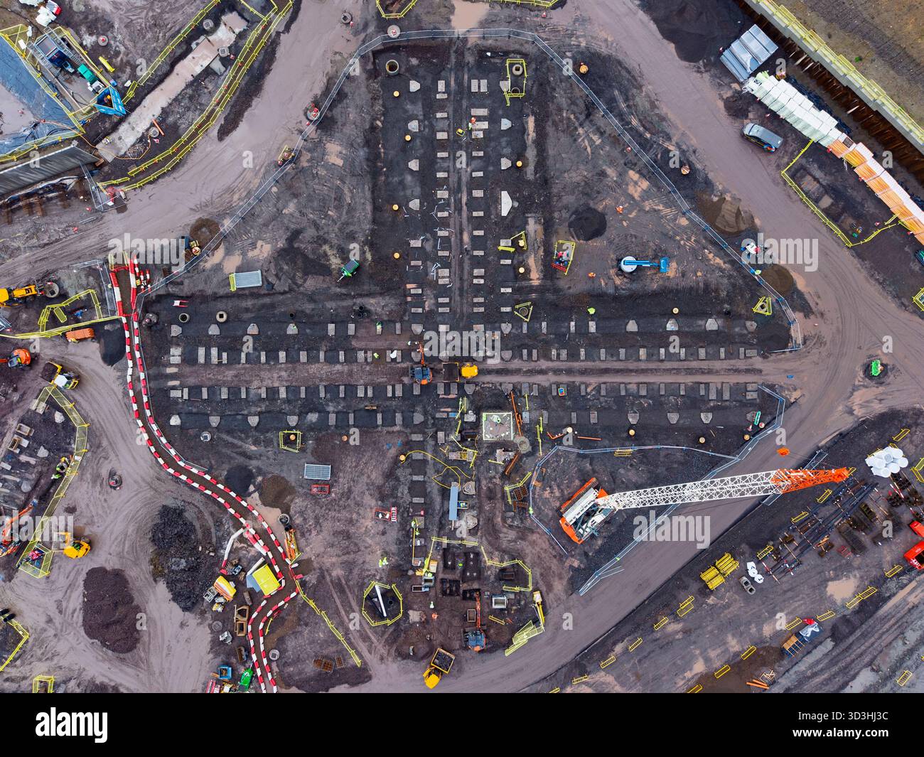 Glasgow, Scotland, UK. 6th November, 2025. Aerial views of new HMP ...
