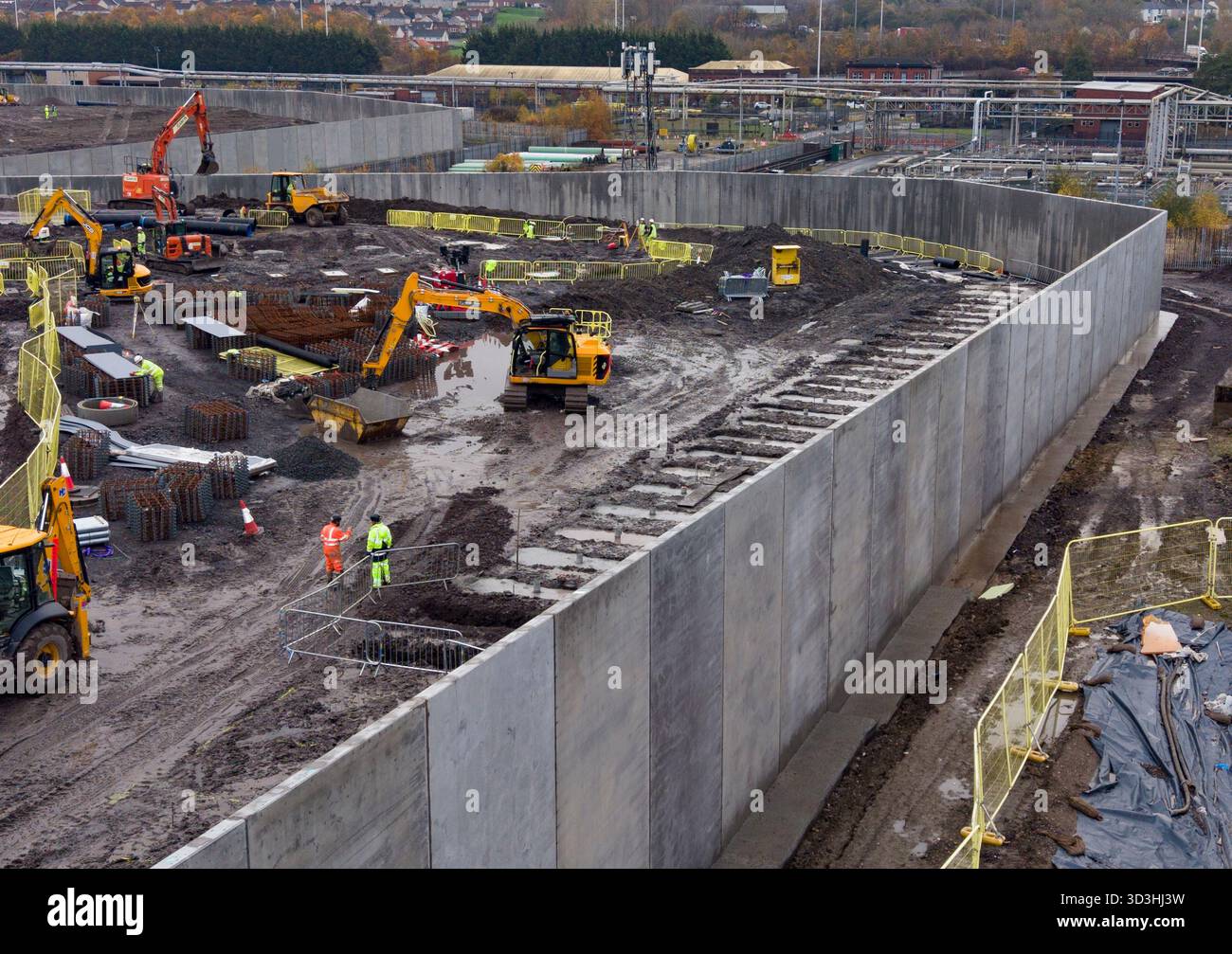 Glasgow, Scotland, UK. 6th November, 2025. Aerial views of new HMP ...