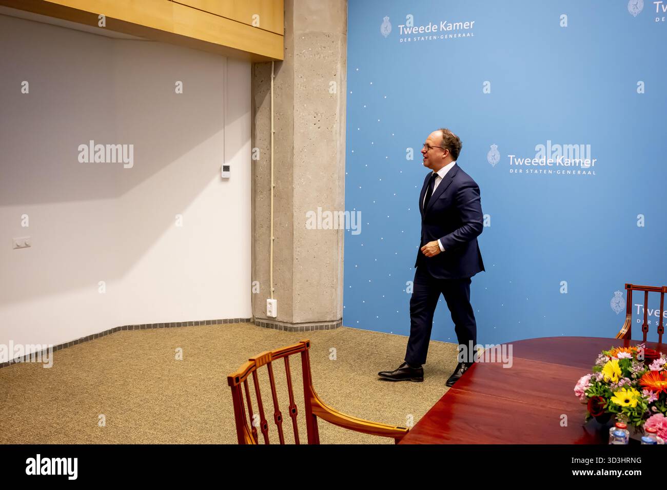 THE HAGUE - Wouter Koolmees, an explorer, is holding talks with the ...
