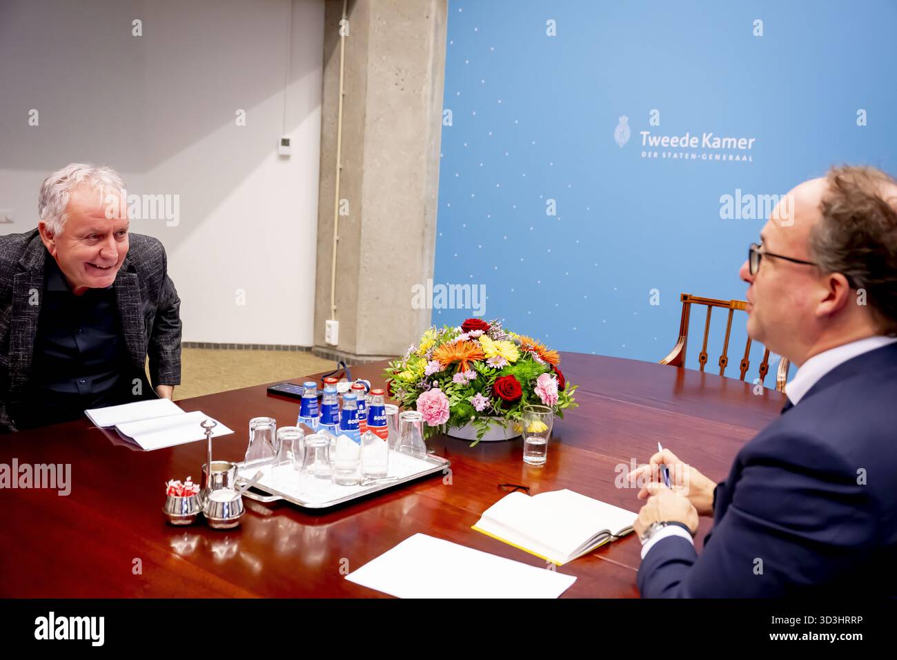 THE HAGUE - Jan Struijs (50Plus) .Wouter Koolmees explorer holds talks ...