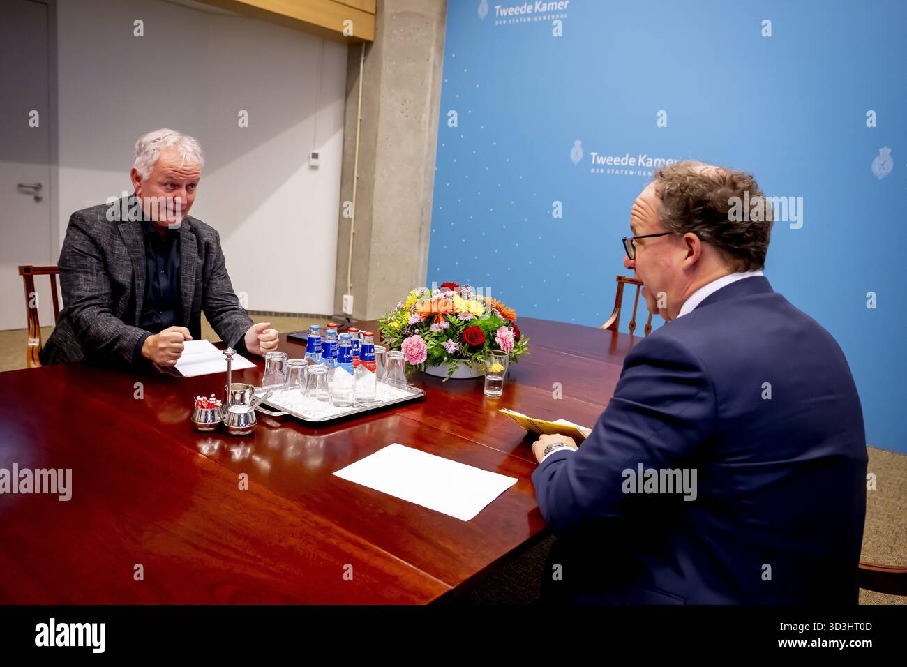 THE HAGUE - Jan Struijs (50Plus) .Wouter Koolmees explorer holds talks ...