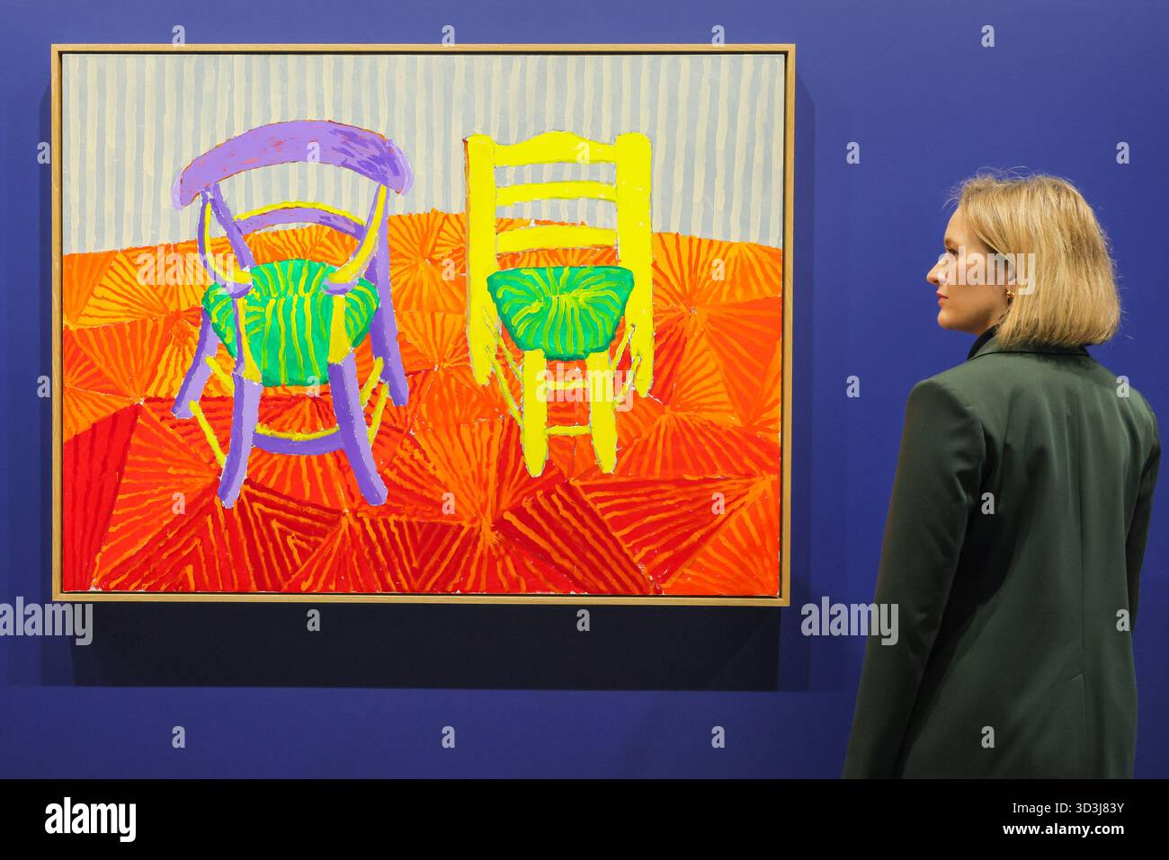 Artist david hockney, chair hi-res stock photography and images - Alamy