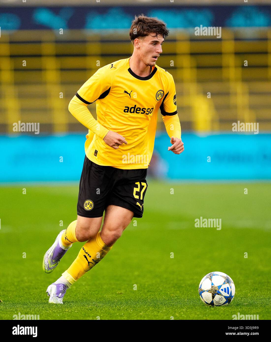 Borussia Dortmund's Jonas Feddersen during the UEFA Youth League ...