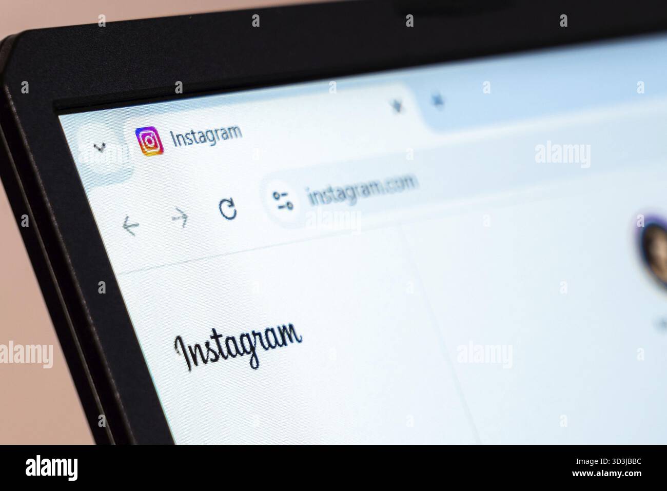 New York, USA - January 19, 2025: Instagram website homepage displaying ...