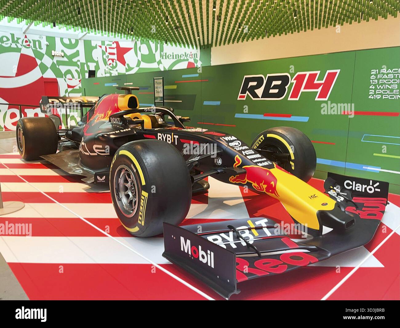 Amsterdam, Netherlands. june 3, 2024. The famous f1 racing car of Max ...