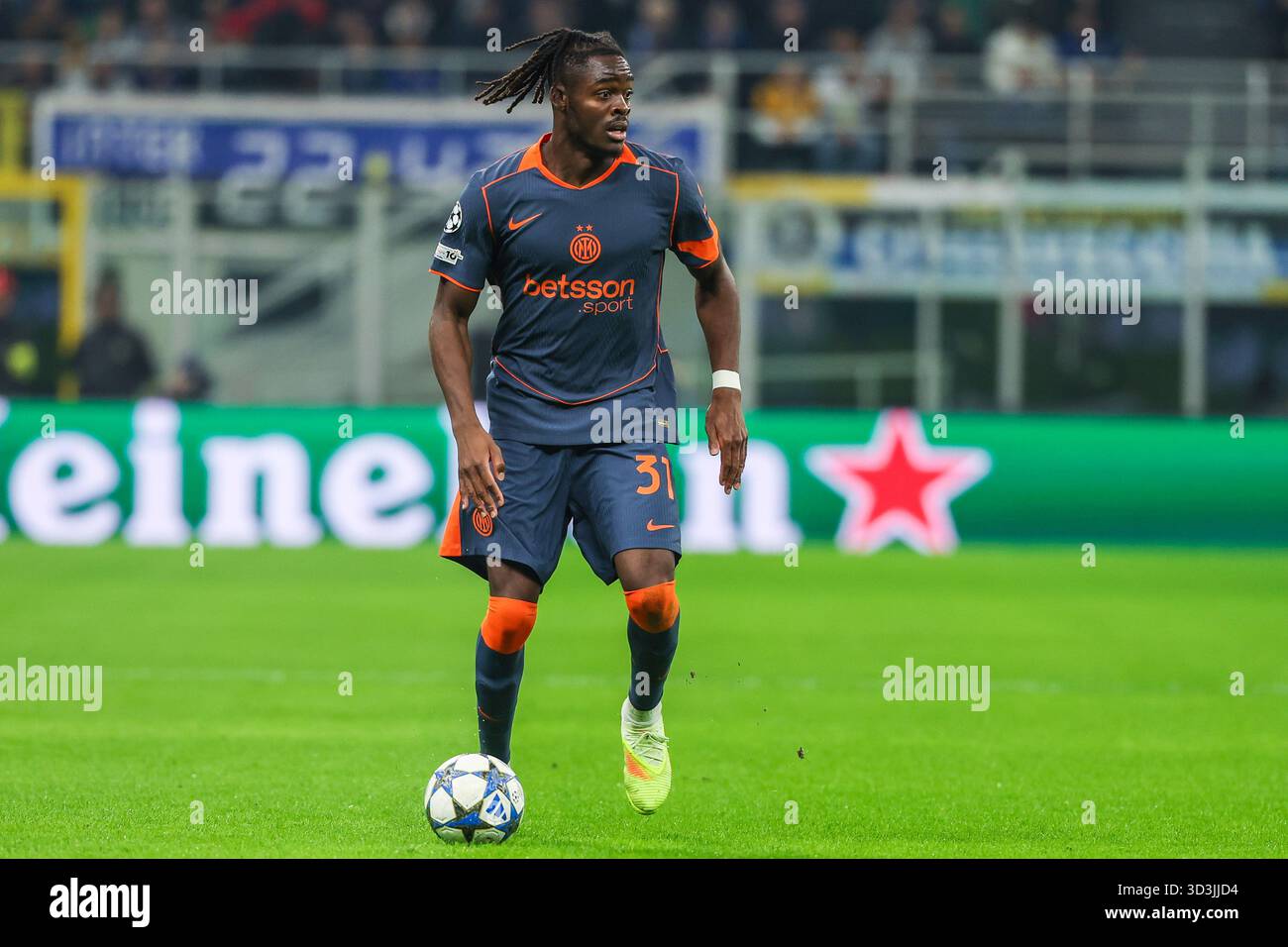 Yann Aurel Ludger Bissek of FC Internazionale seen in action during ...