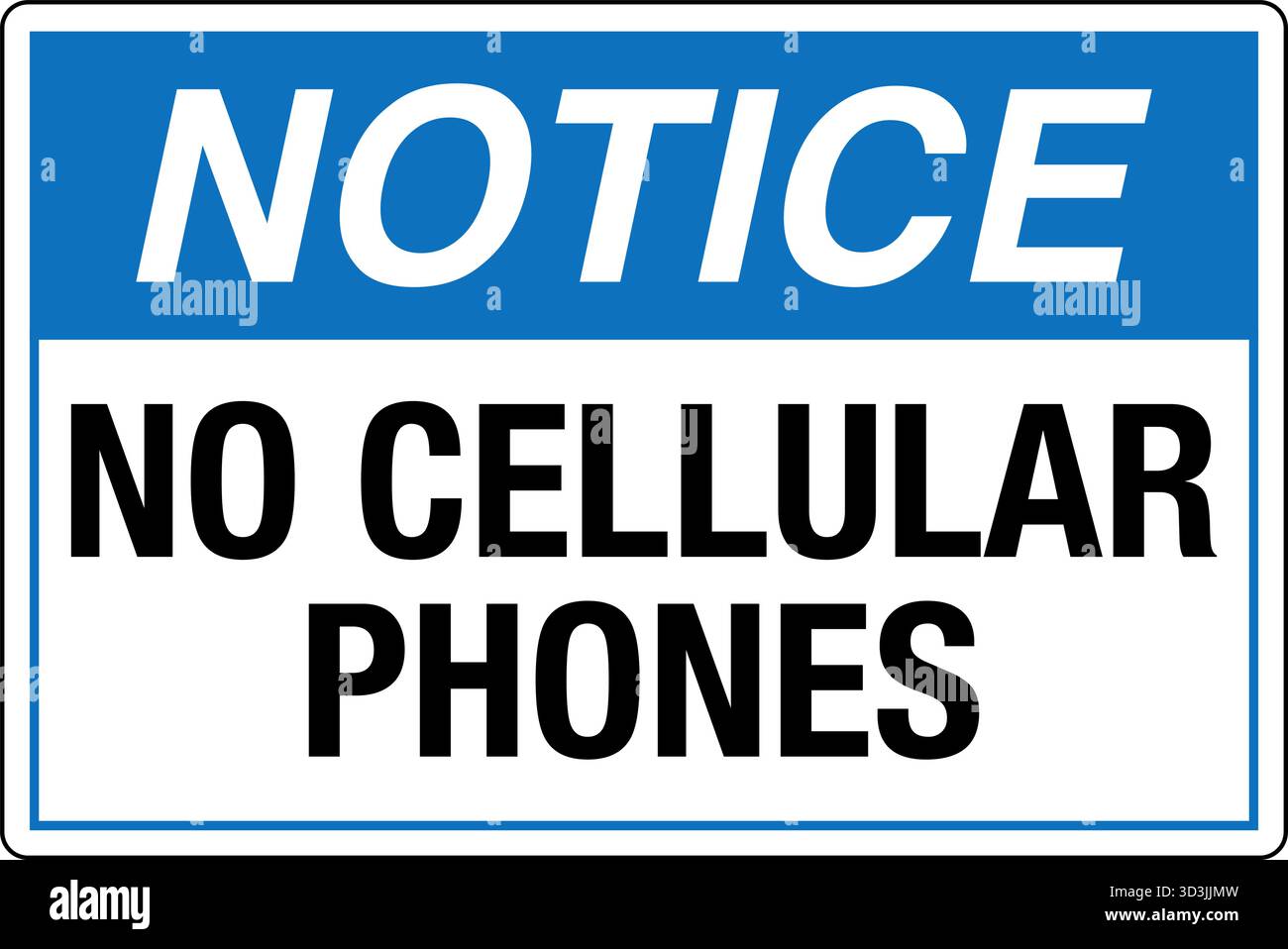 The "Safety Sign: Restricted Area – No Cell Phones Beyond This Point ...