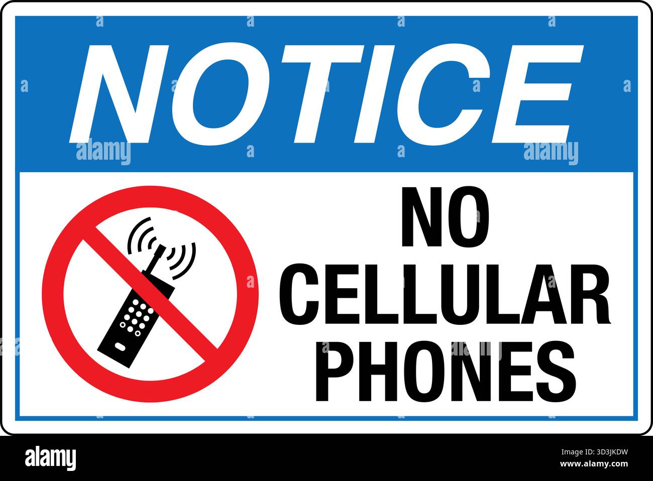 The "Safety Sign: Restricted Area – No Cell Phones Beyond This Point ...
