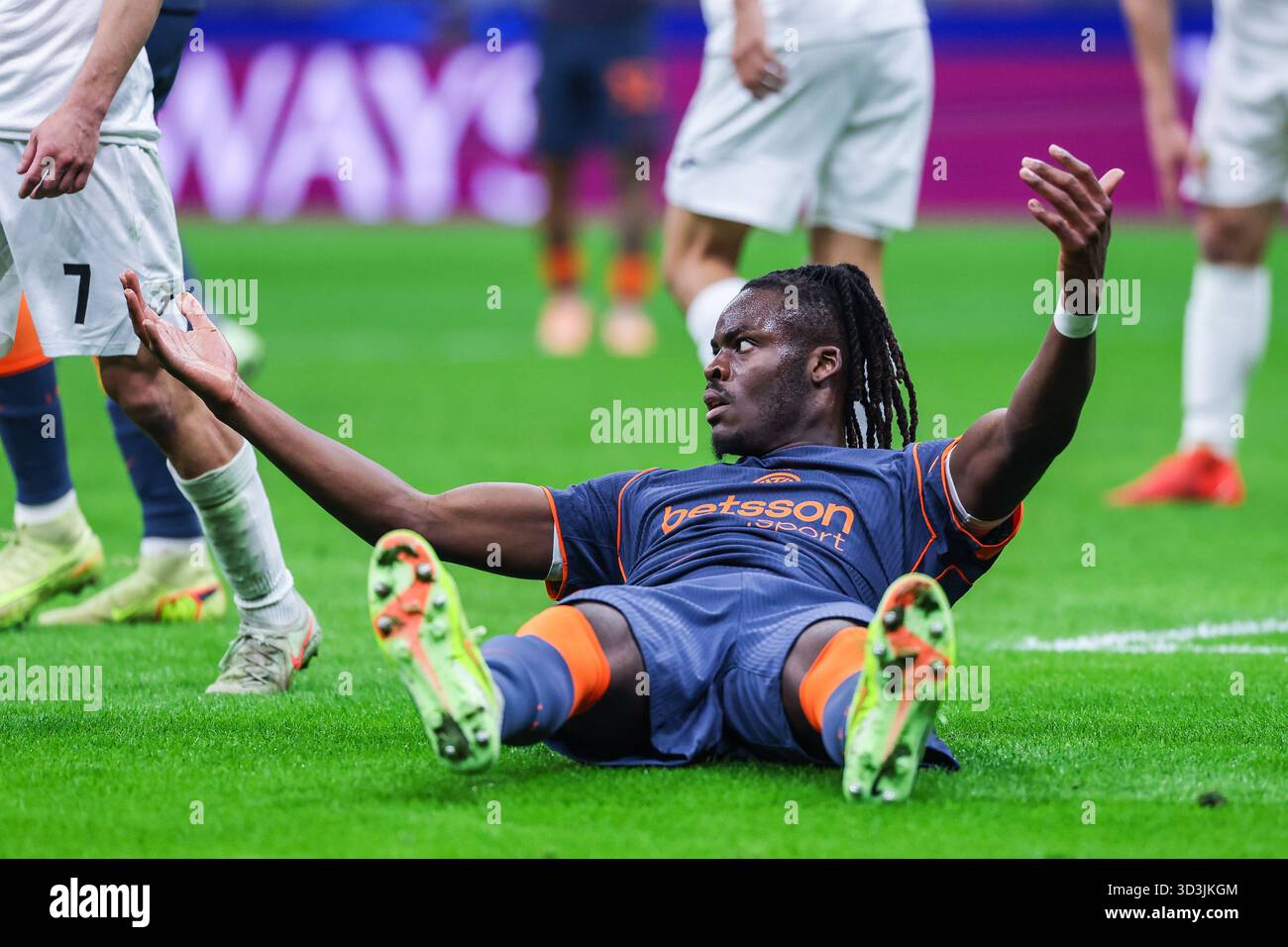 Yann Aurel Ludger Bissek of FC Internazionale reacts during UEFA ...