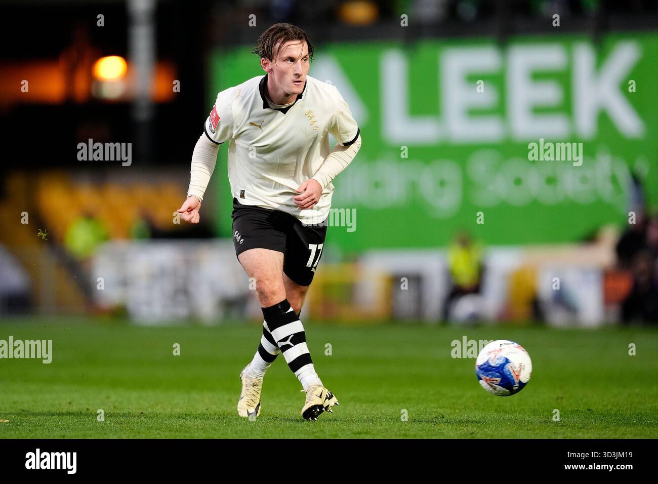 Port Vale's Ruari Paton during the Emirates FA Cup first round match at ...