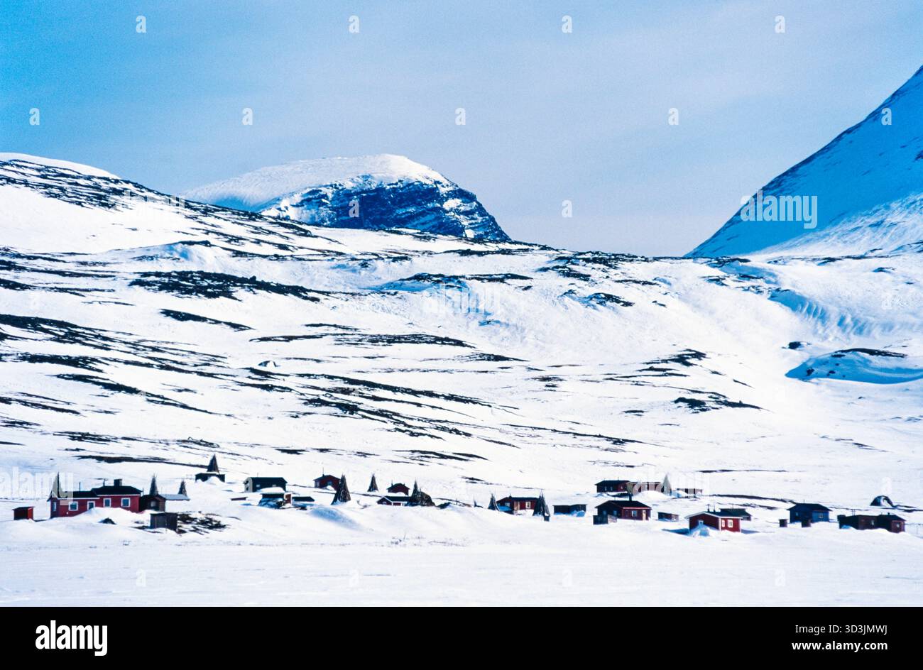 Sami summer village, Laponia Stock Photo - Alamy