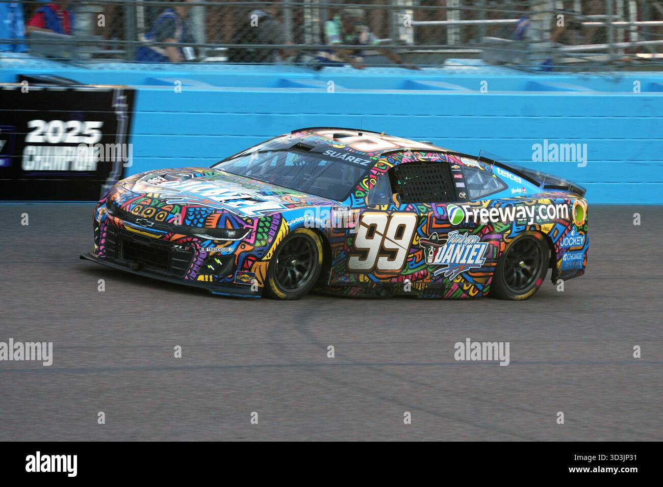 NASCAR Cup Series driver Daniel Suarez during a NASCAR Cup Series auto ...