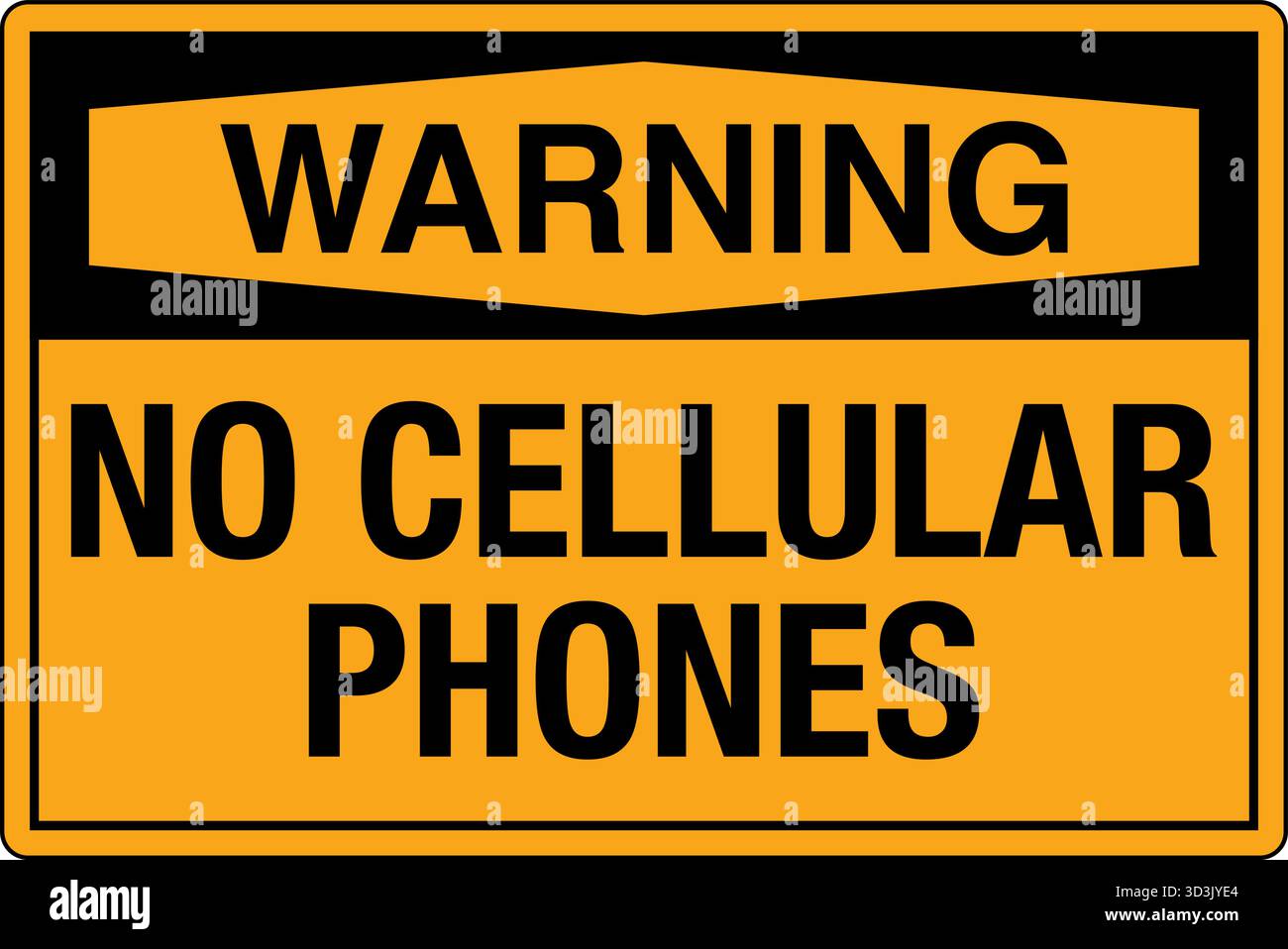 The "Safety Sign: Restricted Area – No Cell Phones Beyond This Point ...