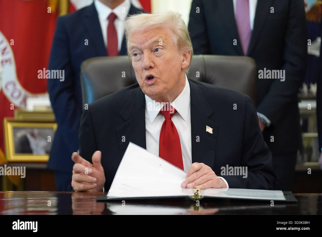 President Donald Trump speaks during an event about drug prices ...
