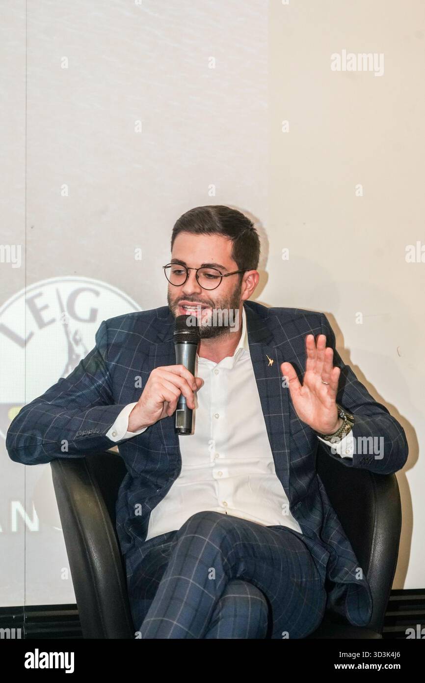 MILAN - Samuele Piscina, provincial secretary of the Milan League ...