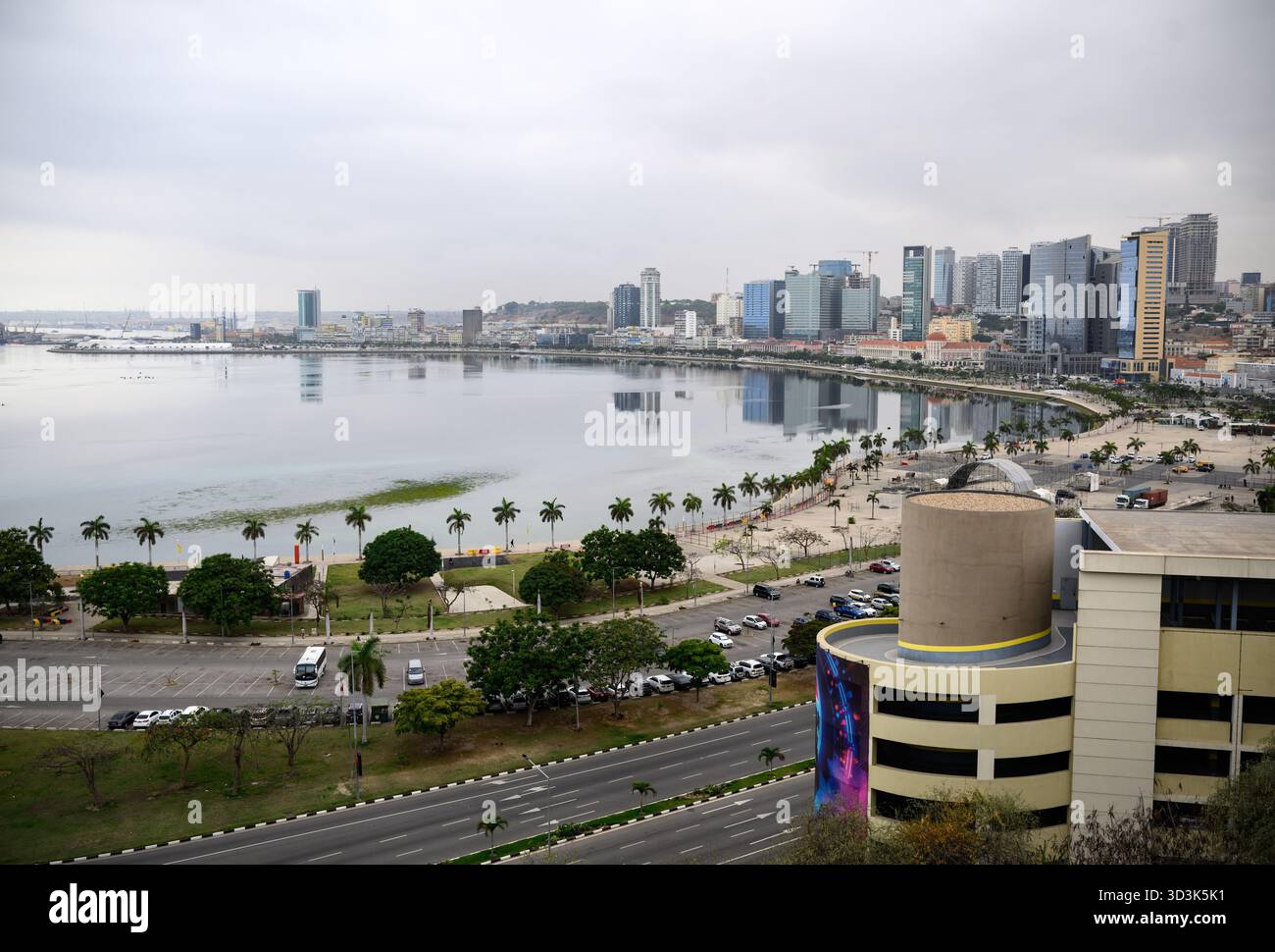 05 November 2025, Angola, Luanda: Numerous high-rise buildings line the ...