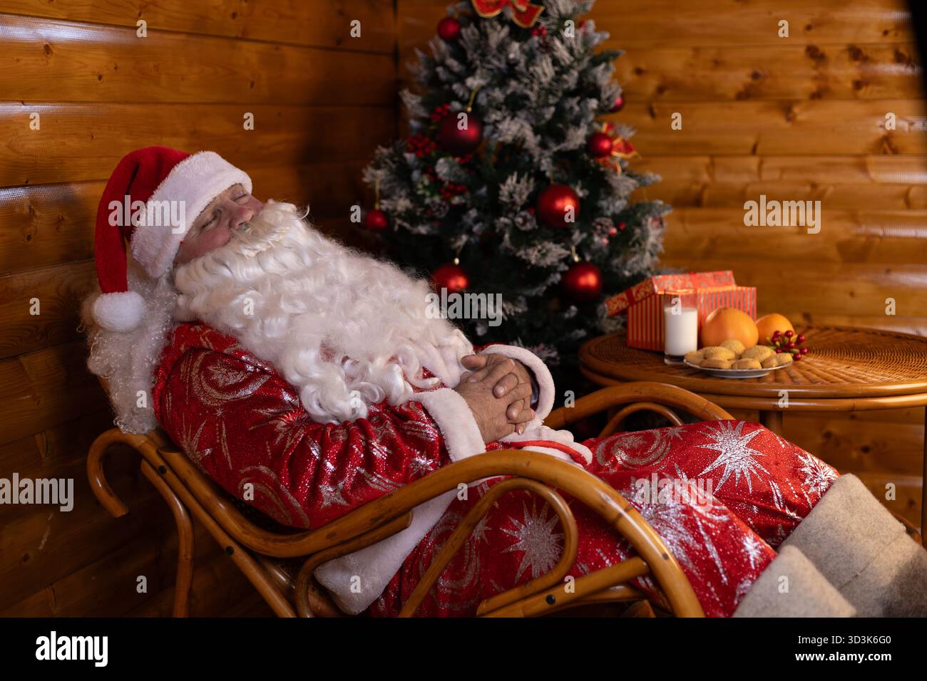 Grandfather sleeping in chair hi-res stock photography and images - Alamy