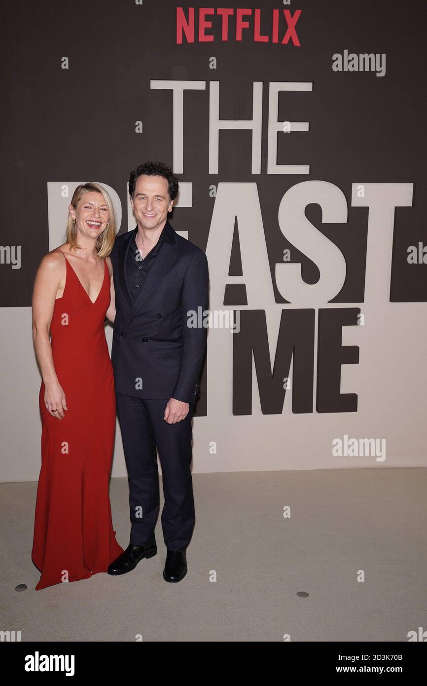 Claire Danes, Matthew Rhys at arrivals for THE BEAST IN ME Premiere, The Plaza Hotel, New York ...