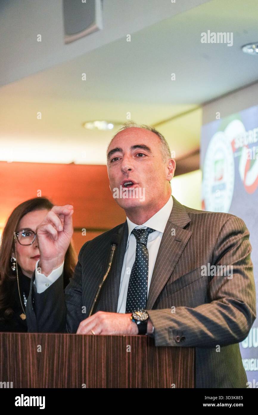 MILAN - Lombardy regional councilor for Forza Italia, Giulio Gallera ...