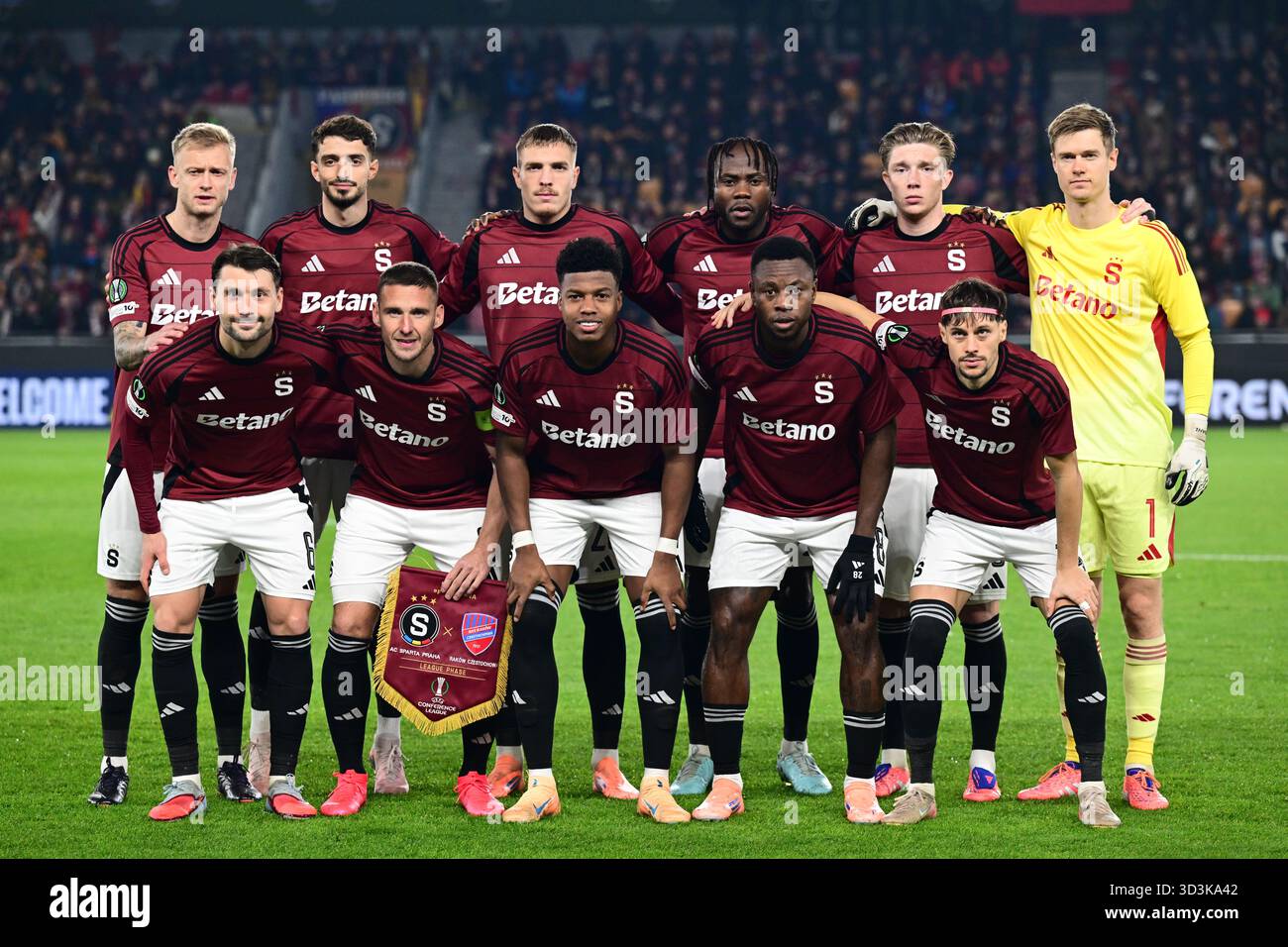 AC Sparta Praha football team before the Football Conference League 3rd ...