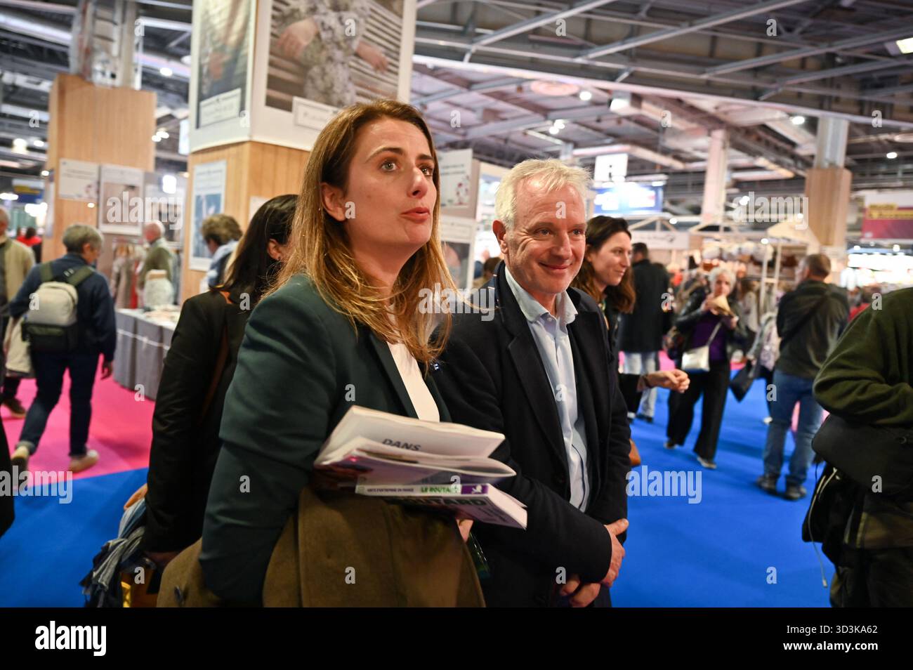 Marine Tondelier, National Secretary of the Ecologists and Charles ...