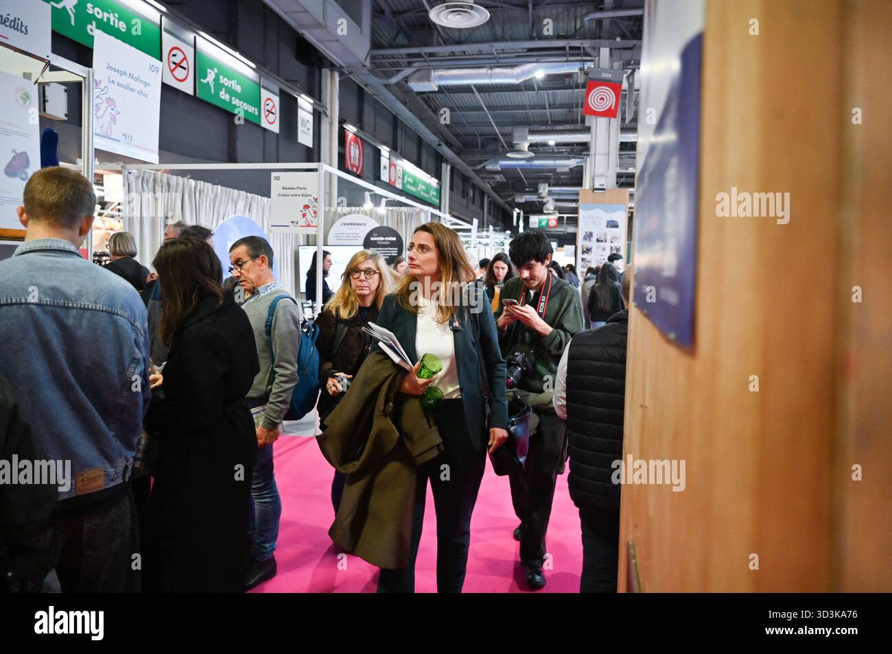 Marine Tondelier, National Secretary of the Ecologists at the MIF Expo ...