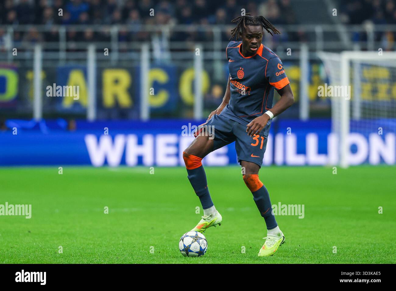 Yann Aurel Ludger Bissek of FC Internazionale seen in action during ...