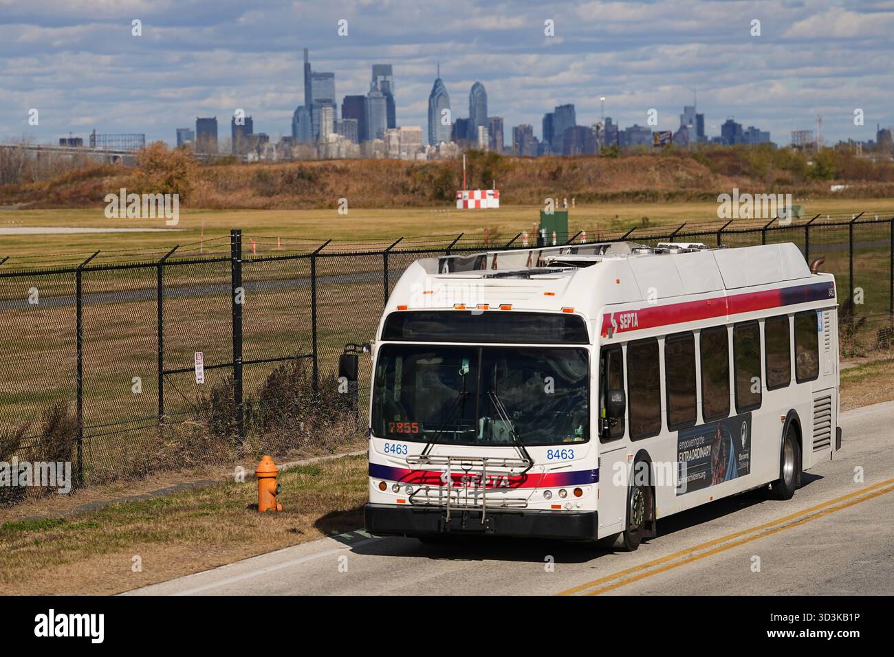 A Southeastern Pennsylvania Transportation Authority (SEPTA) bus at ...
